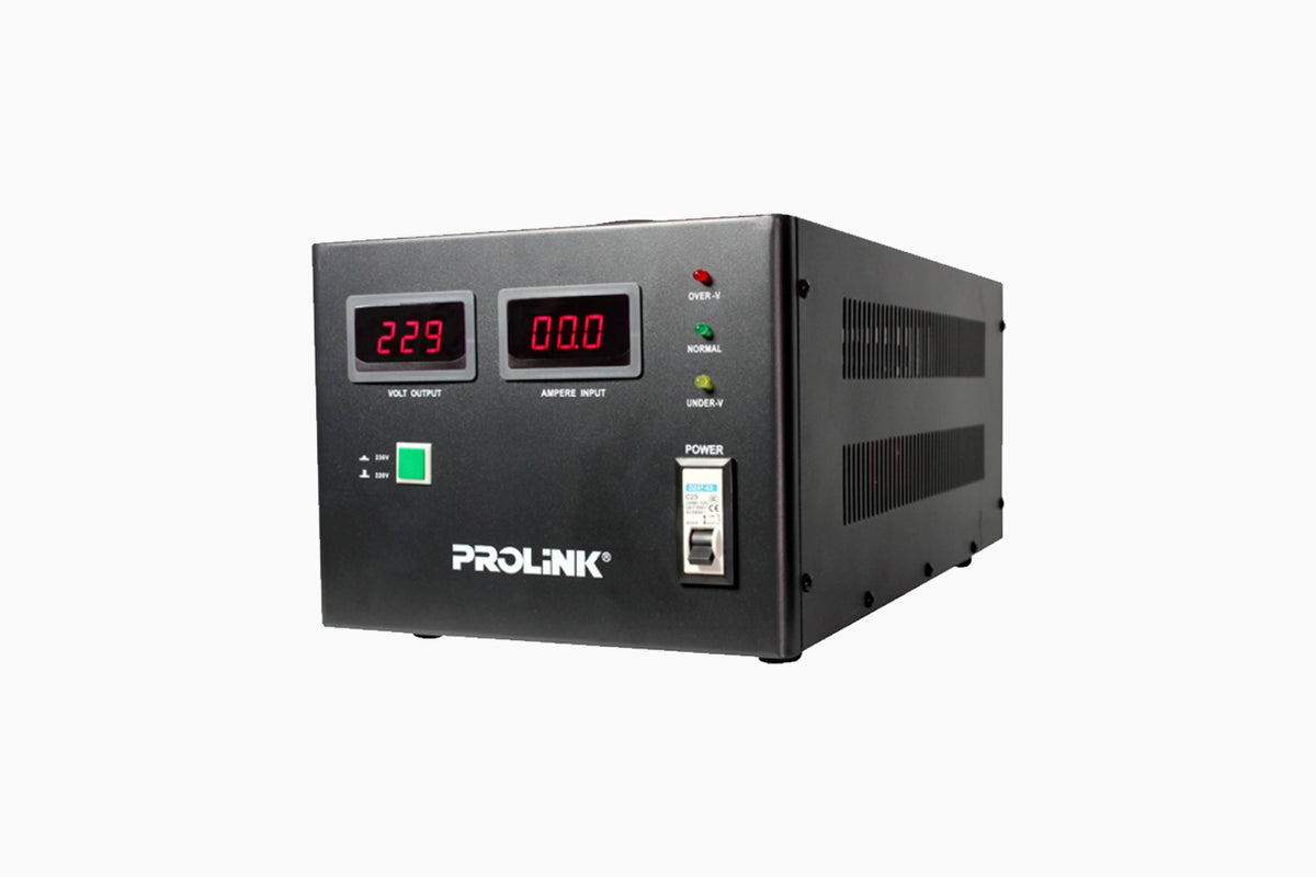 Prolink PVS5001-CD 5KVA Servo Motor Controlled AVR w/ Digital Display ...