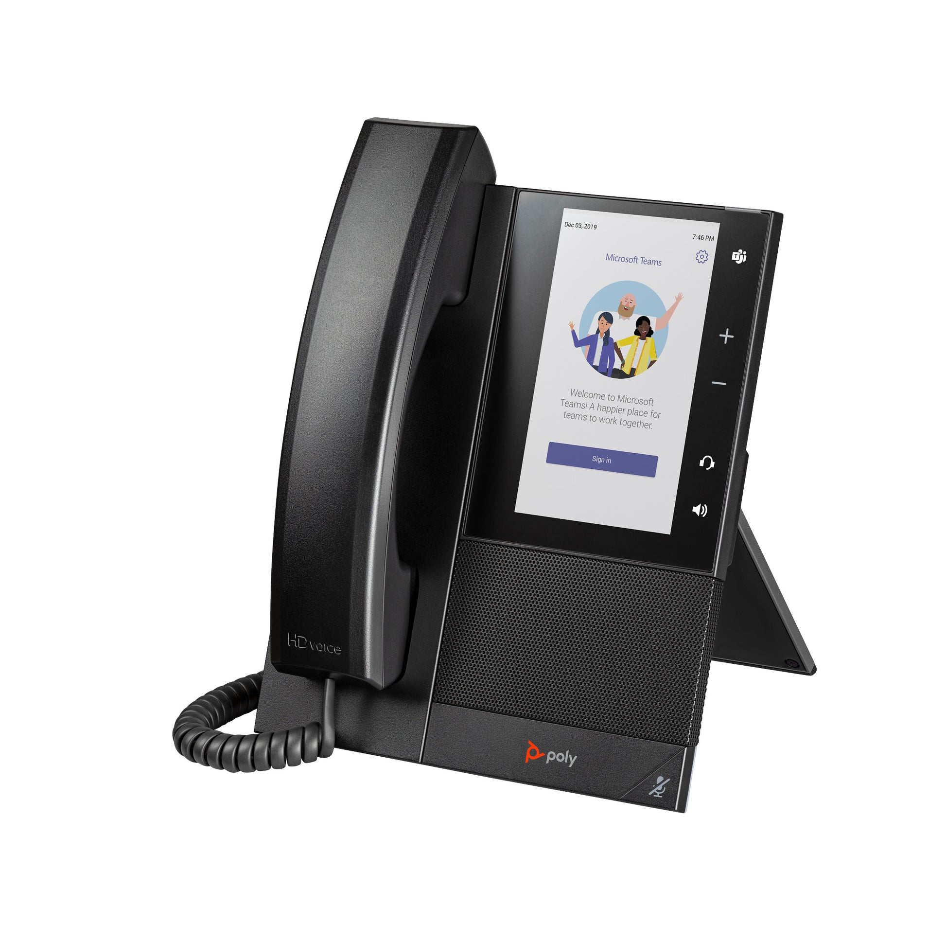 Poly CCX 505 Business Media Phone for Microsoft Teams and PoE-enabled ...